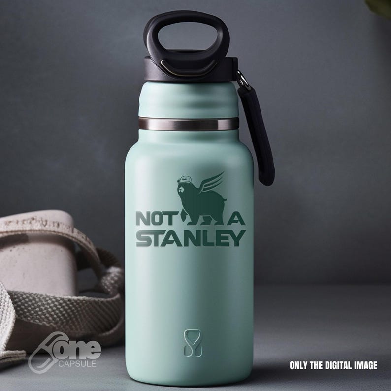 Not a Stanley PNG SVG Stanley Silhouette for Cricut Stanley Logo ...