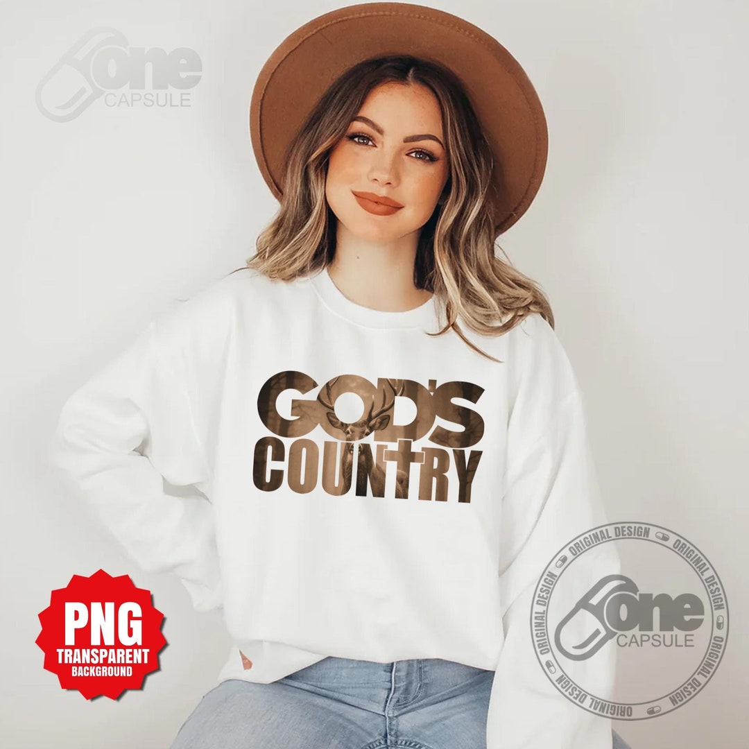 God's Country SVG PNG | Christian Cowboy Design (digital File) - Etsy