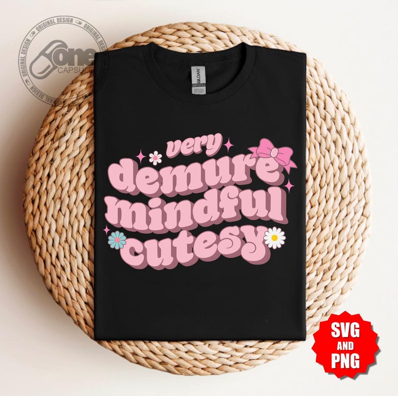 Very Demure Mindful Cutesy Svg Png Cute Silhouette for Cricut Very ...