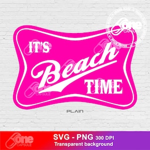 It's Beach Time Design Png and Svg | Beach Life Png Shirt Design ...