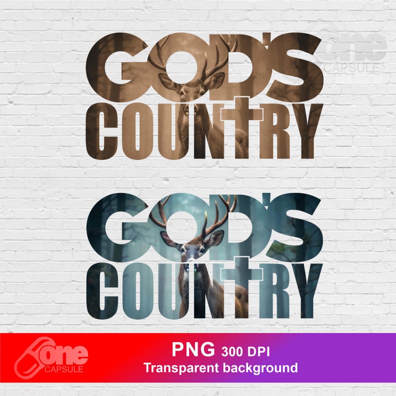 God's Country SVG PNG | Christian Cowboy Design (digital File) - Etsy