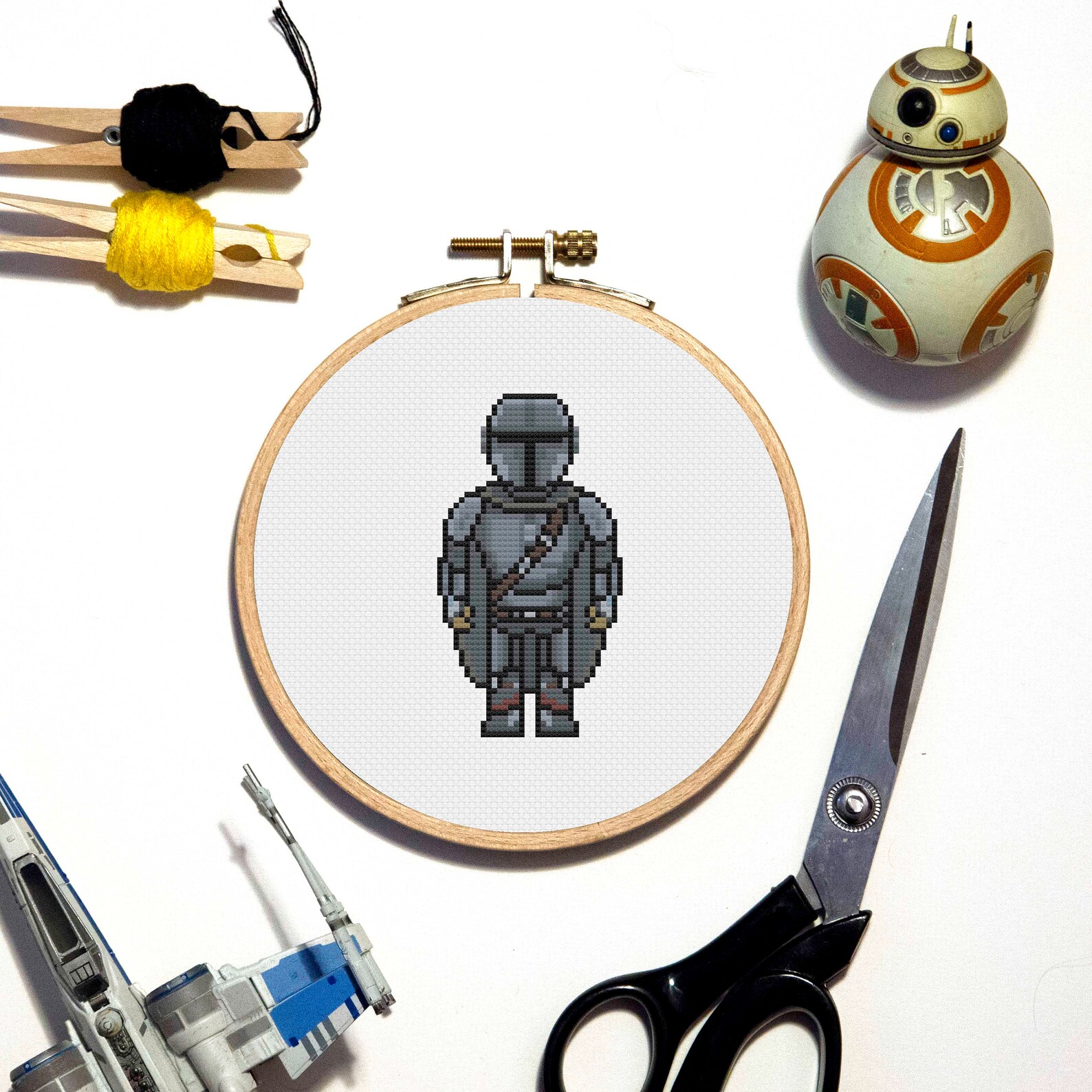 VALUE PACK 4 PATTERNS Mandalore Pack Pixel Art Cross Stitch | Etsy