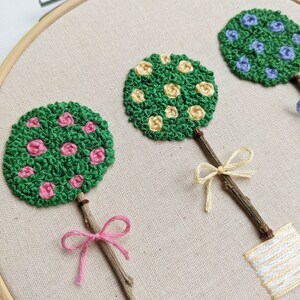Spring Trees Embroidery Pattern PDF Download - Etsy