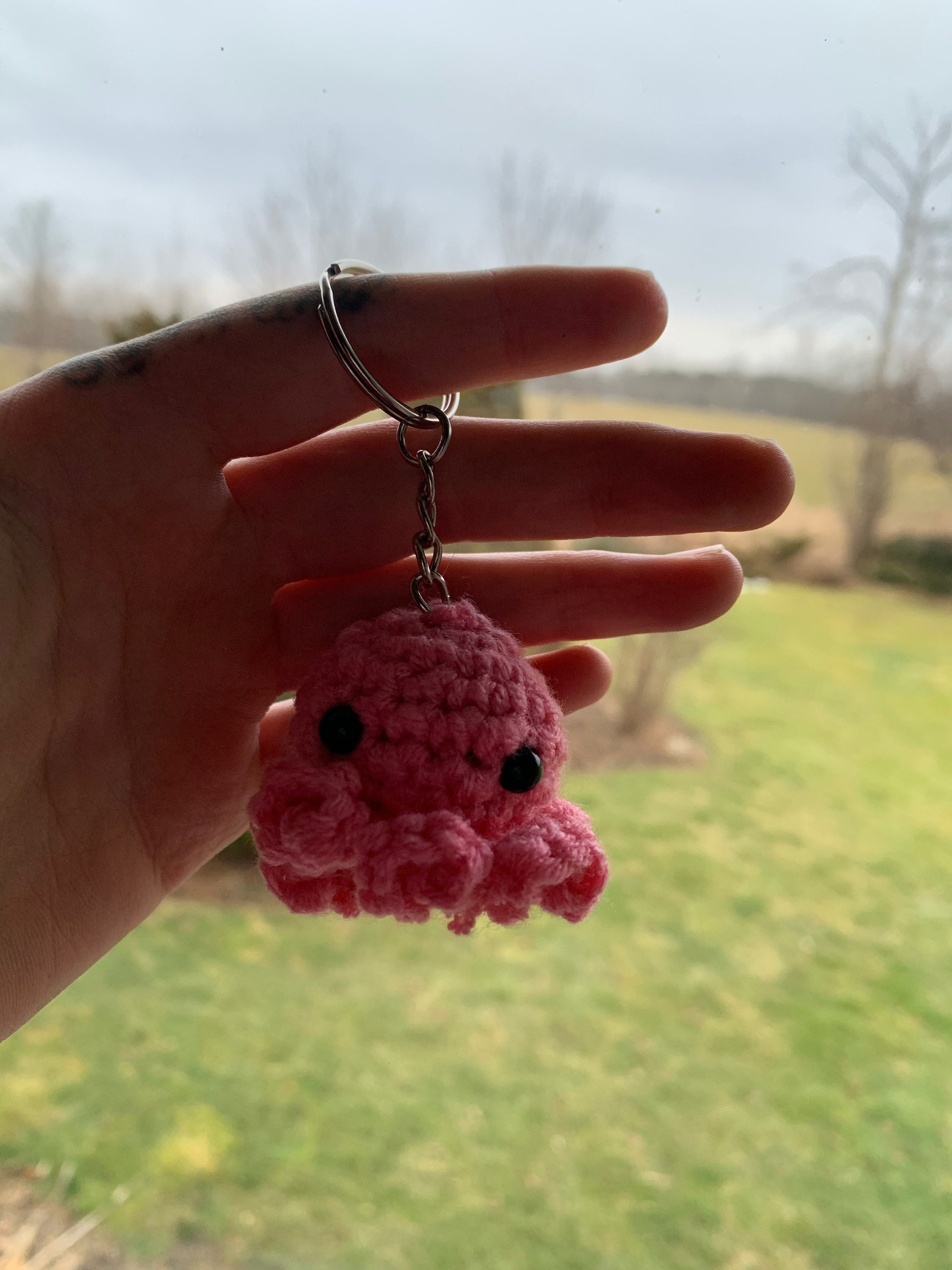Crochet Keychain - Etsy
