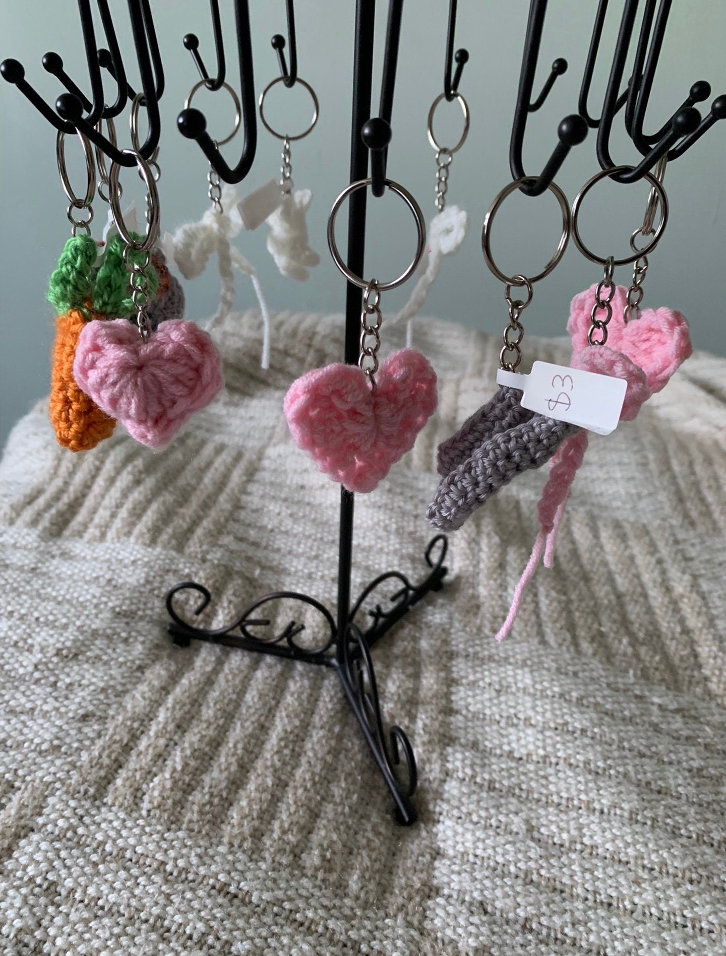 Crochet Keychain - Etsy