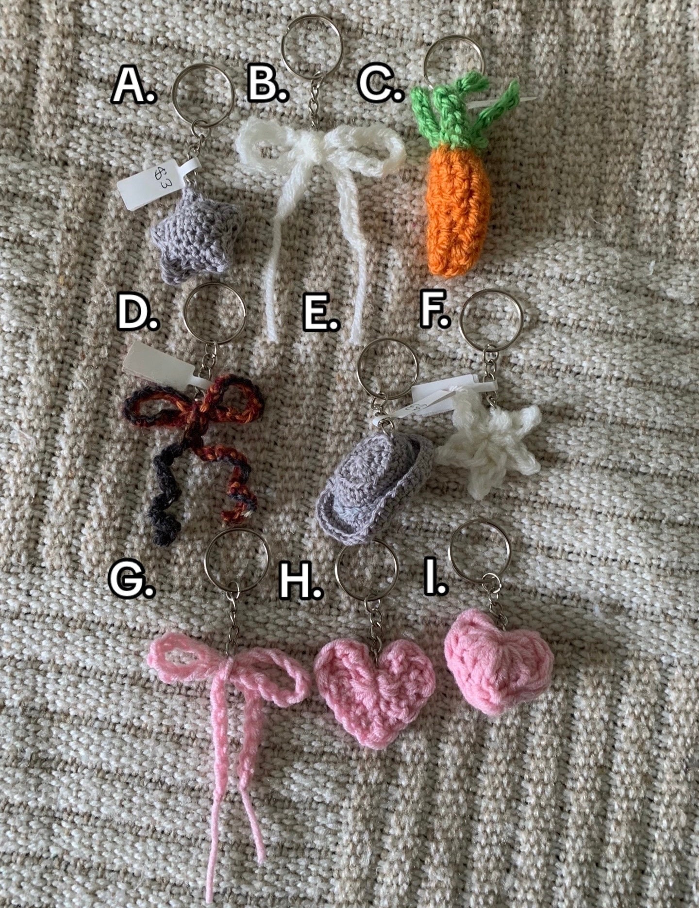 Crochet Keychain - Etsy