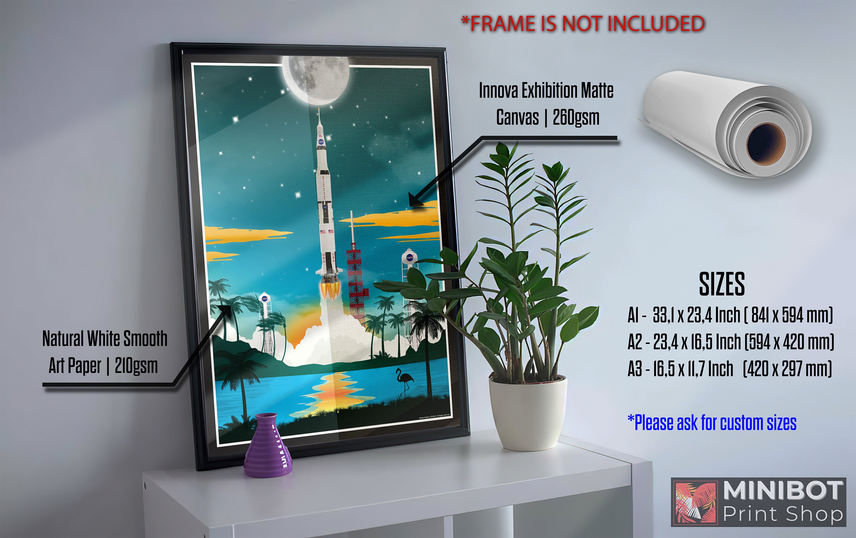 Space Poster NASA Space Shuttle Saturn V Spaceship Launch - Etsy