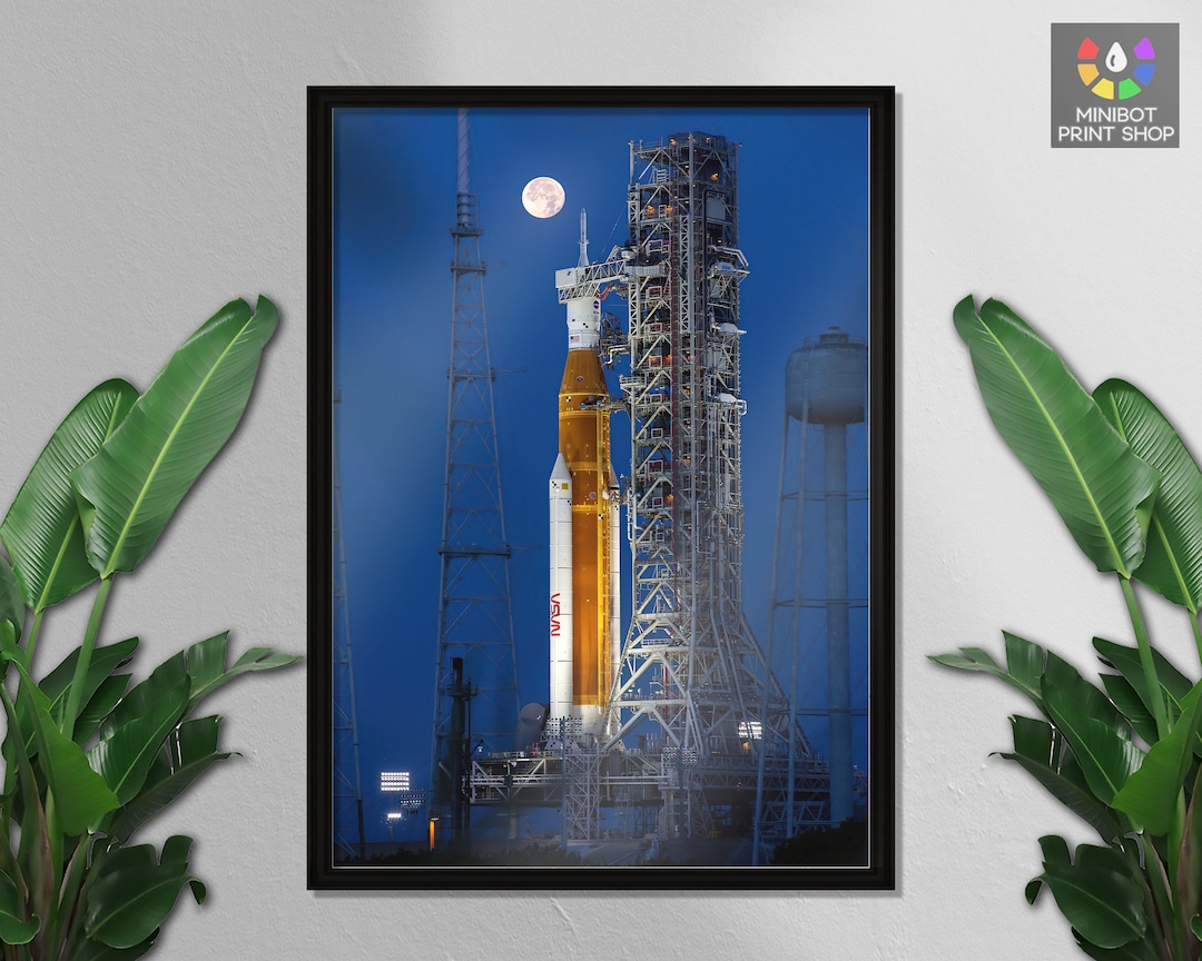 Nasa's Artemis 1 Launch Poster Print, Space Poster, Nasa Space Shuttle ...