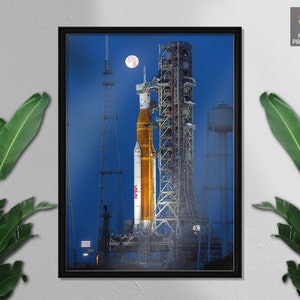 Nasa's Artemis 1 Launch Poster Print, Space Poster, Nasa Space Shuttle ...