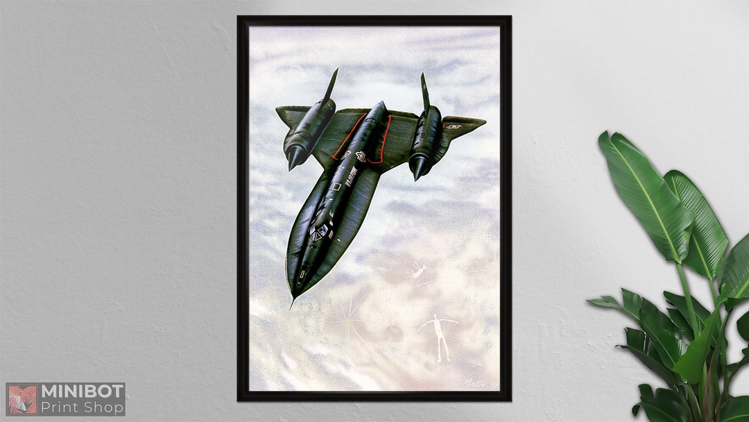 Lockheed SR-71 Blackbird - US Air Force - Concept Illustration- Artwork ...