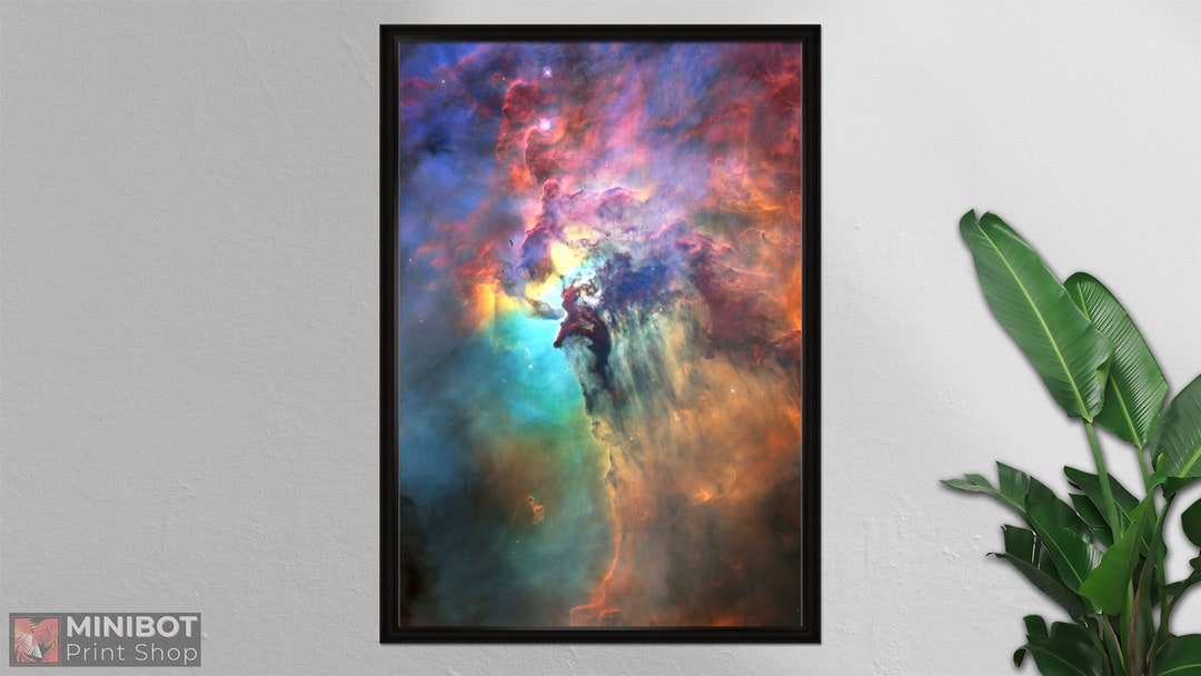 The Lagoon Nebula Solar System Universe - Poster on Paper or Canvas ...