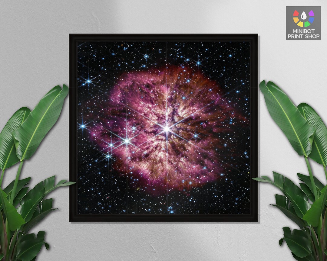 Wolf-rayet Star Print: NASA Webb Telescope Supernova Art - Etsy