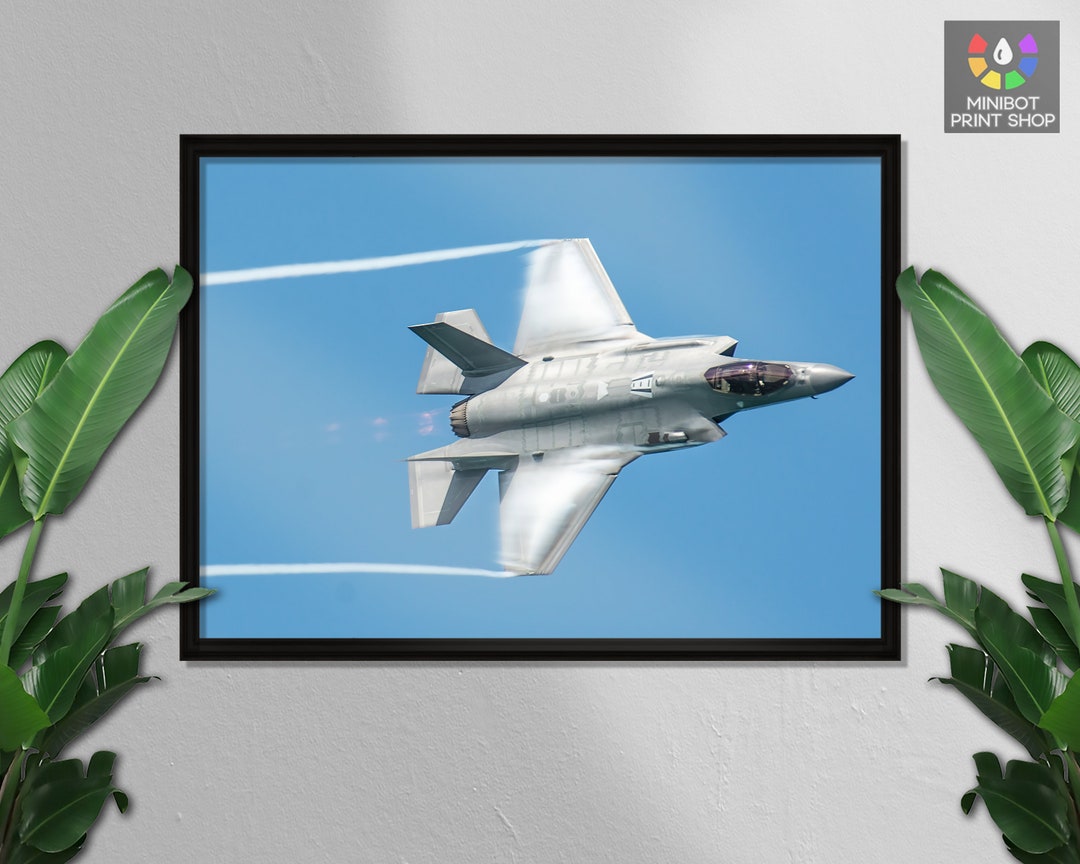 F-35 Lightning II , Military Wall Decor, Poster, Stealth Bomber ...
