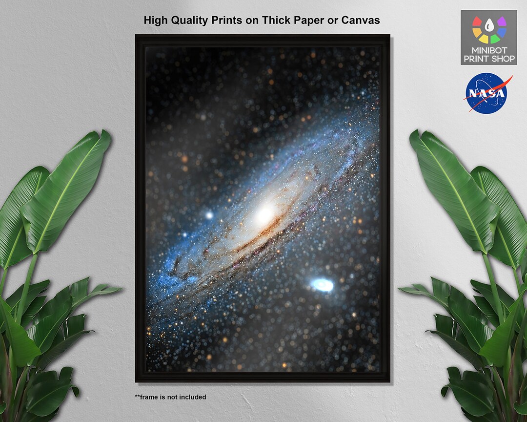 The Andromeda Galaxy Photograph Print,great Andromeda Nebula,cool Space ...