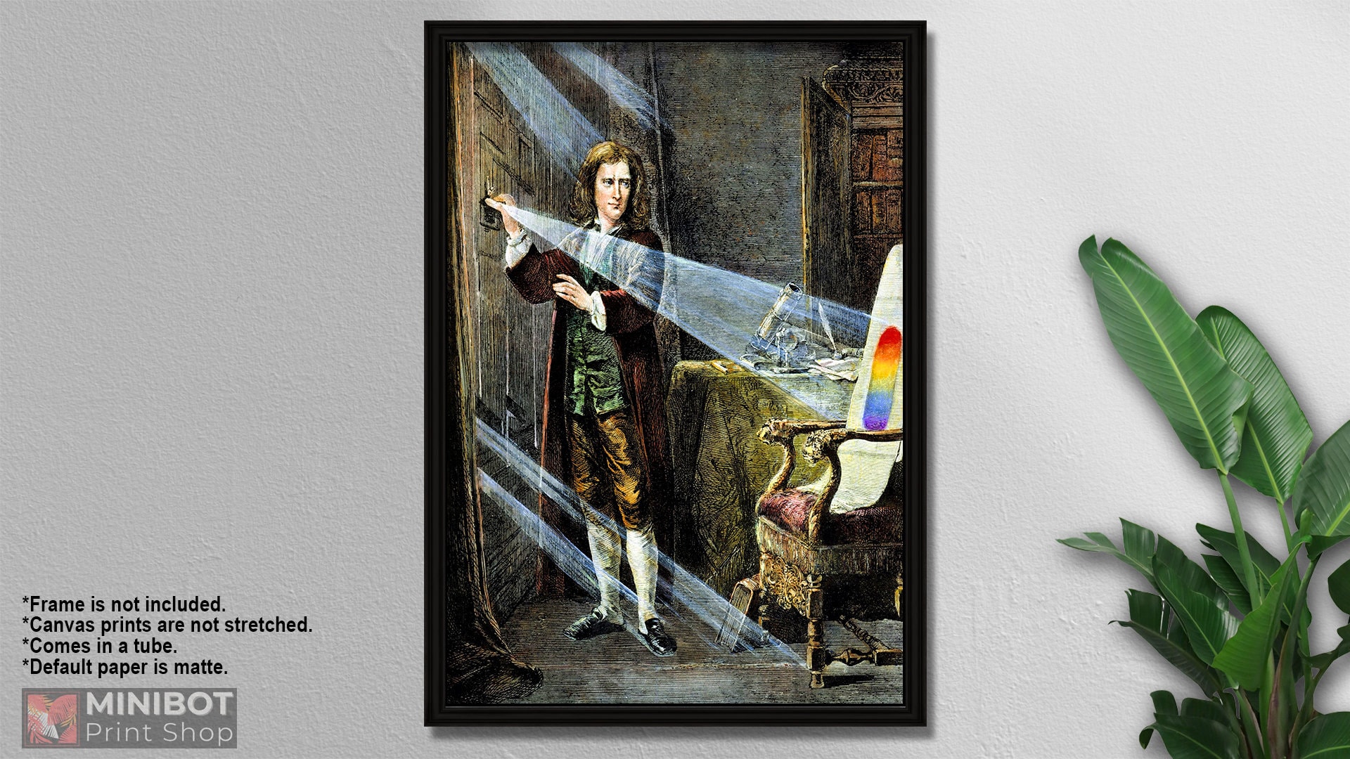 Sir Isaac Newtons Color Wheel Rainbow Classic Art Print - Etsy Canada