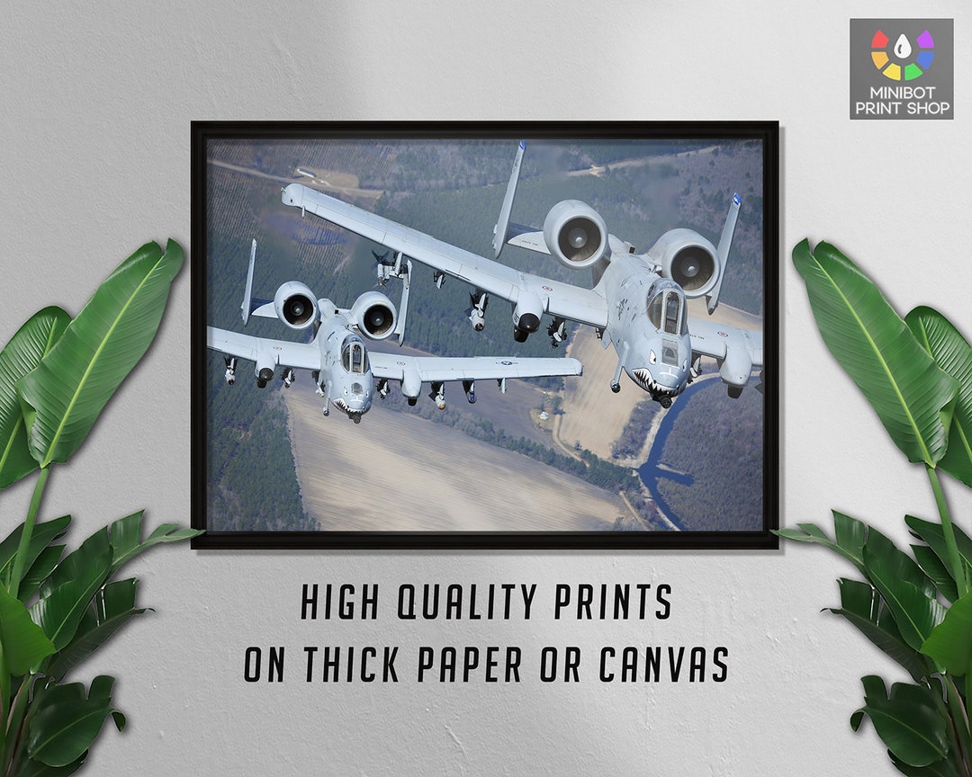 A-10 Thunderbolt II Warthog Poster Print: US Air Force Wall Art - Etsy UK