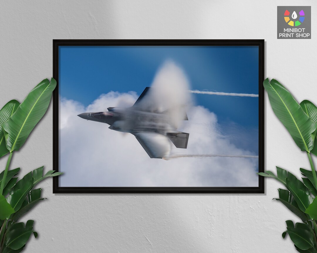 F-35 Lightning II , Military Wall Decor, Poster, Stealth Bomber ...
