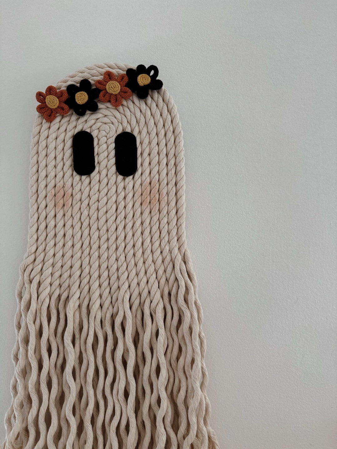 SPOOKY DAISY BOO Wall Hanging | Spooky Season | Halloween Decor ...