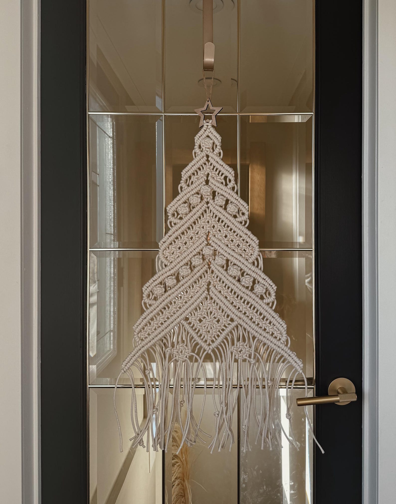 Boho Macrame Christmas Tree | Holiday Wall Hanging Decor - Etsy