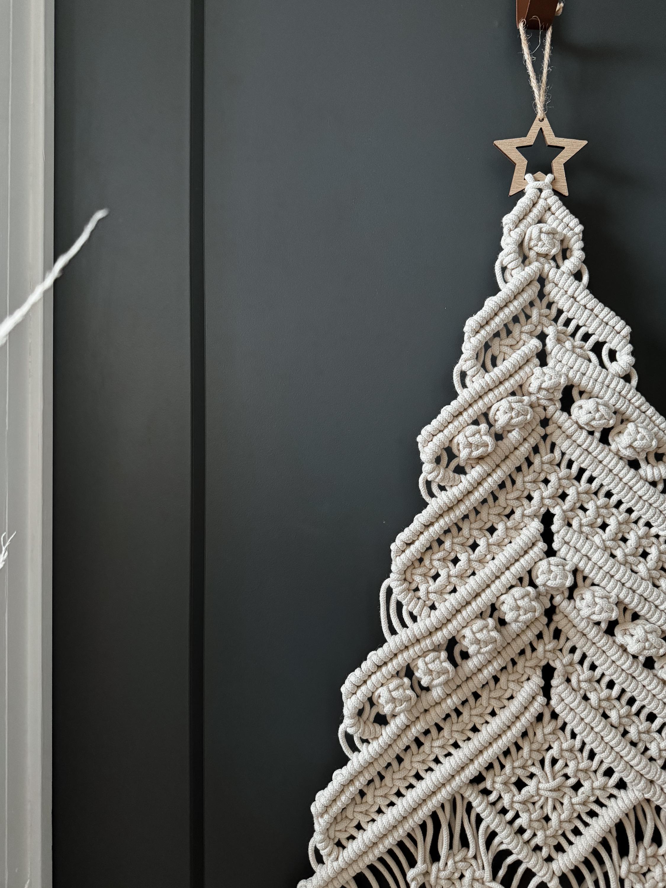 Boho Macrame Christmas Tree | Holiday Wall Hanging Decor - Etsy