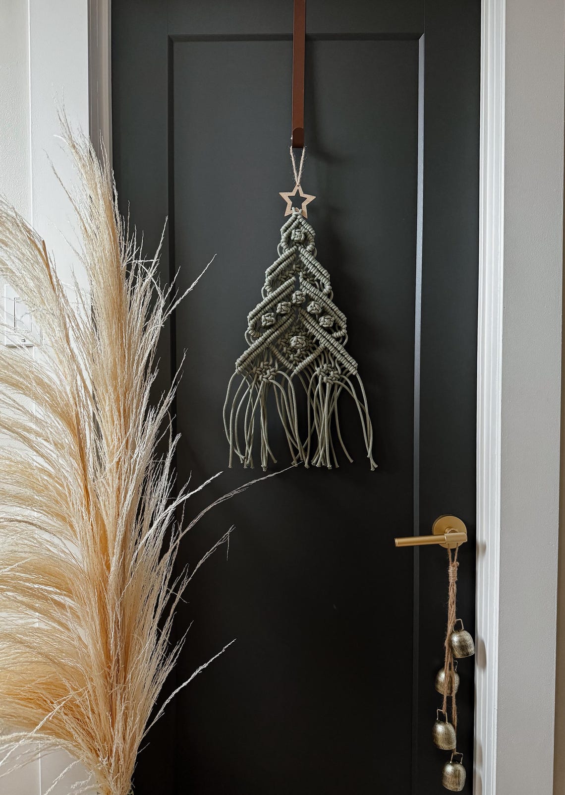 Boho Macrame Christmas Tree | Holiday Wall Hanging Decor - Etsy