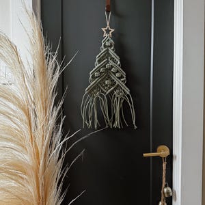 Boho Macrame Christmas Tree | Holiday Wall Hanging Decor - Etsy