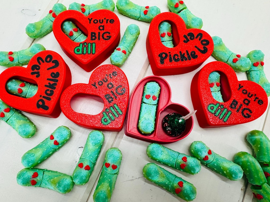 Love Pickle, Tickles Pickle, Unique Valentines Day Gift, 3D Printed ...