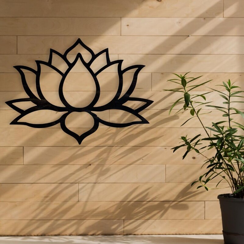 Lotus Flower Wall Art - Etsy