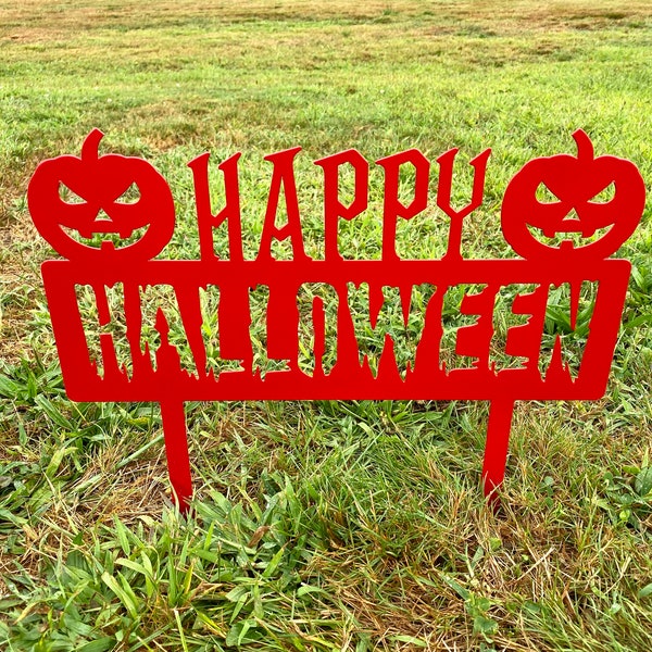 Happy Halloween Sign - Etsy
