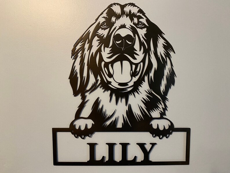 Golden Retriever Sign Personalized Dog Sign Dog Lover Gift - Etsy