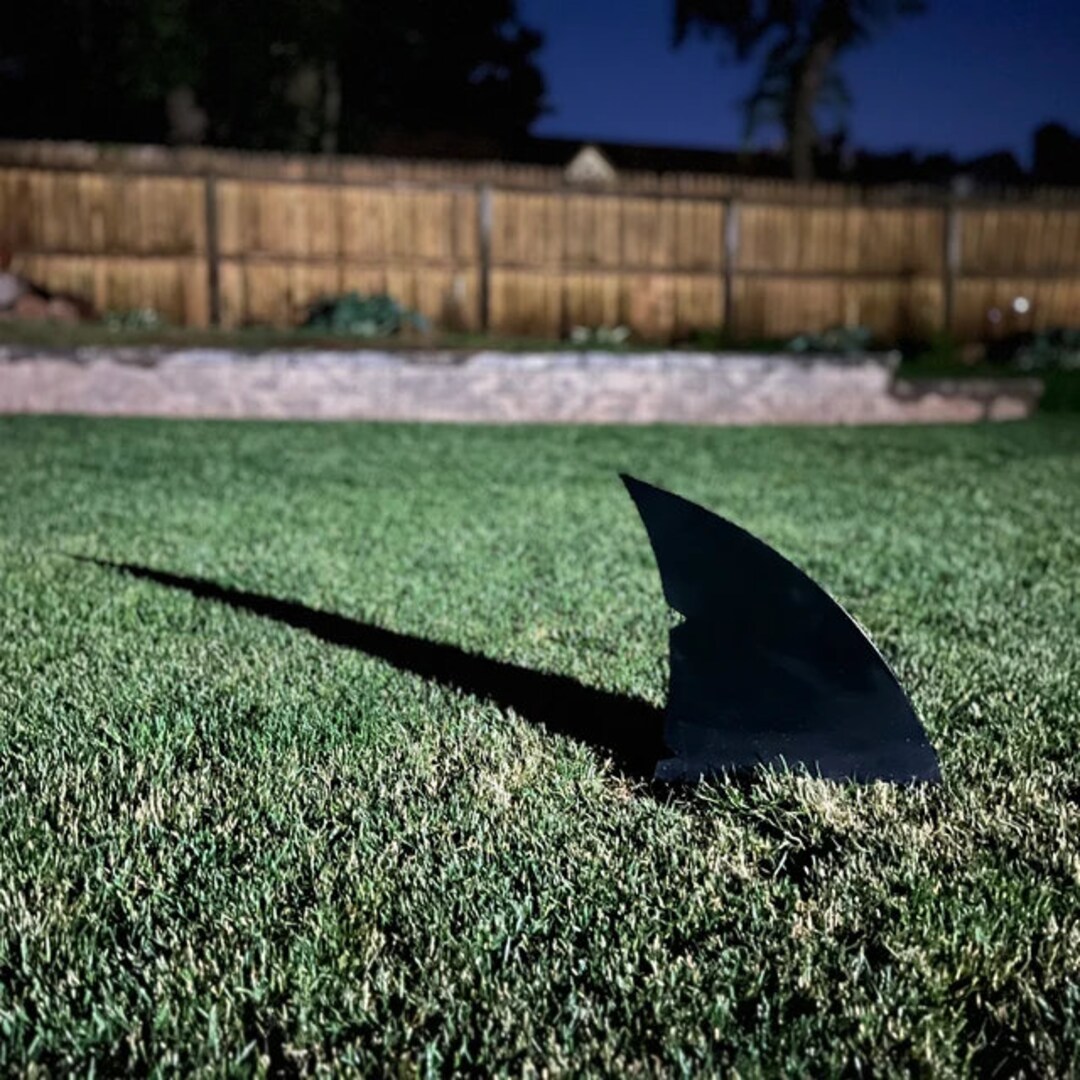 Shark Fin Yard Stake, Yard Decor Halloween, Shark Birthday Decor, Shark ...