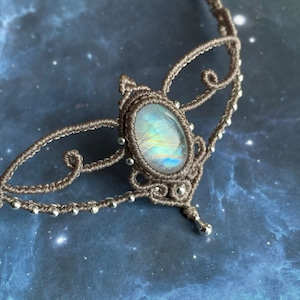 Moonstone Choker, Labradorite Choker, Moonstone Necklace, Moonstone ...