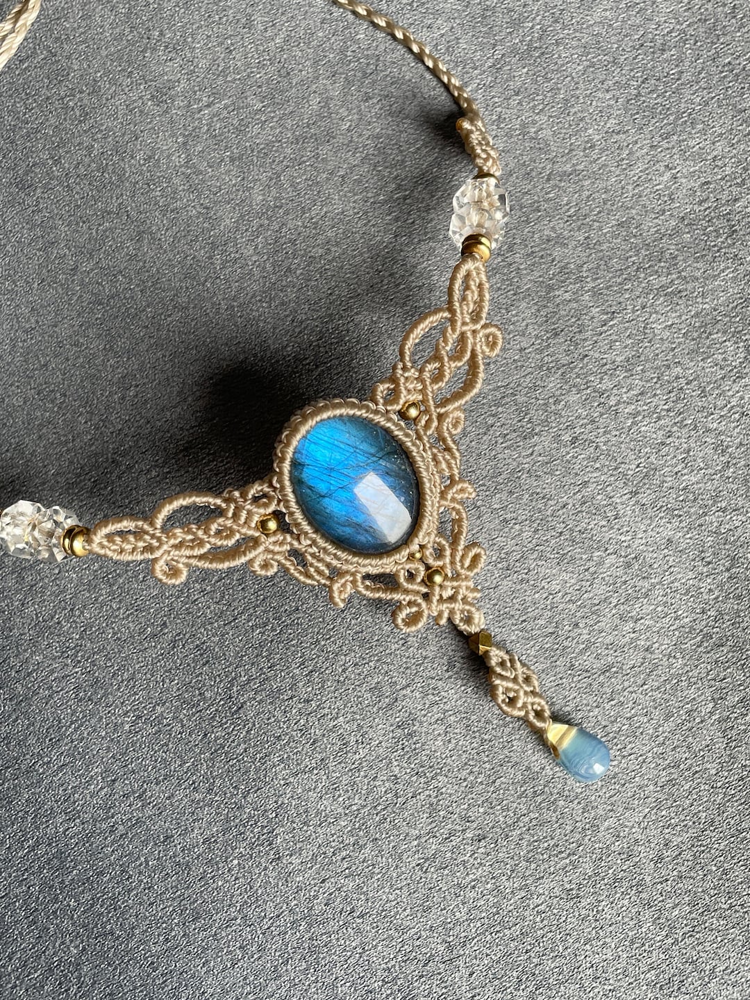 Labradorite Choker, Labradorite Necklace, Labradorite Jewelry ...