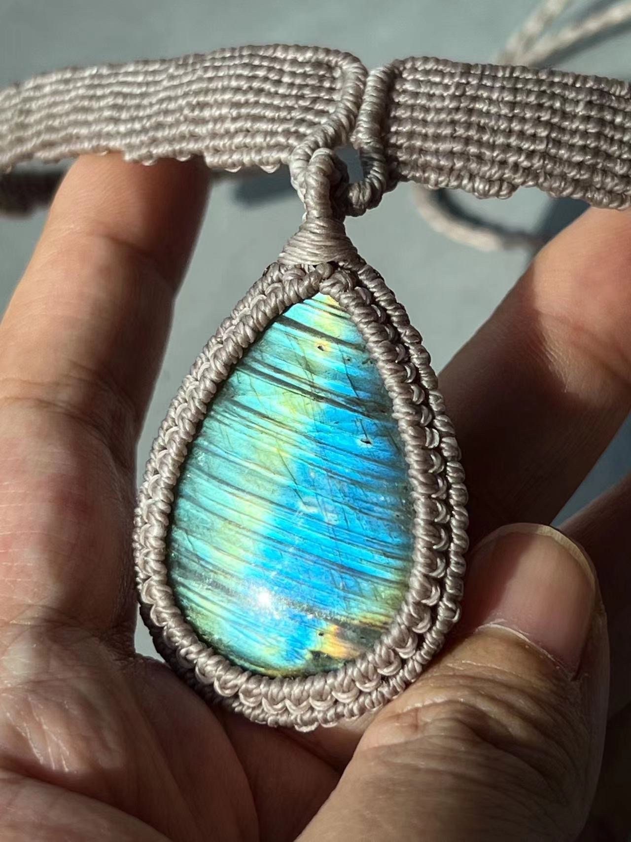 Labradorite Choker, Labradorite Necklace, Labradorite Jewelry ...