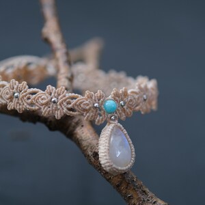 Moonstone Necklace, Moonstone Jewelry, Moonstone Choker, Moonstone ...