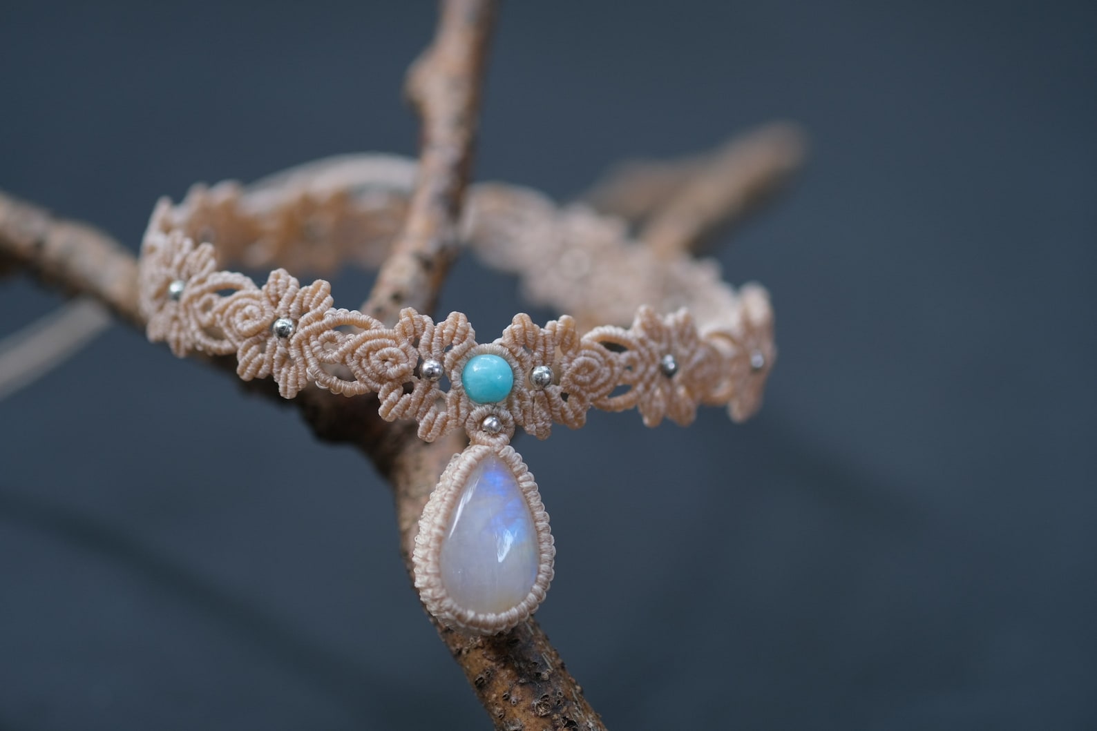 Moonstone Necklace, Moonstone Jewelry, Moonstone Choker, Moonstone ...