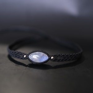Moonstone Choker Labradorite Choker Moonstone Necklace - Etsy