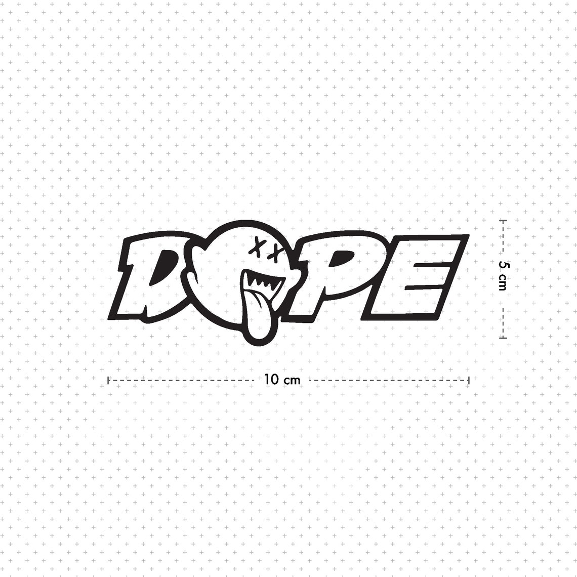 Dope Vinyl Car Sticker I Decal Mario Ghost DOPE Decal CAR | Etsy