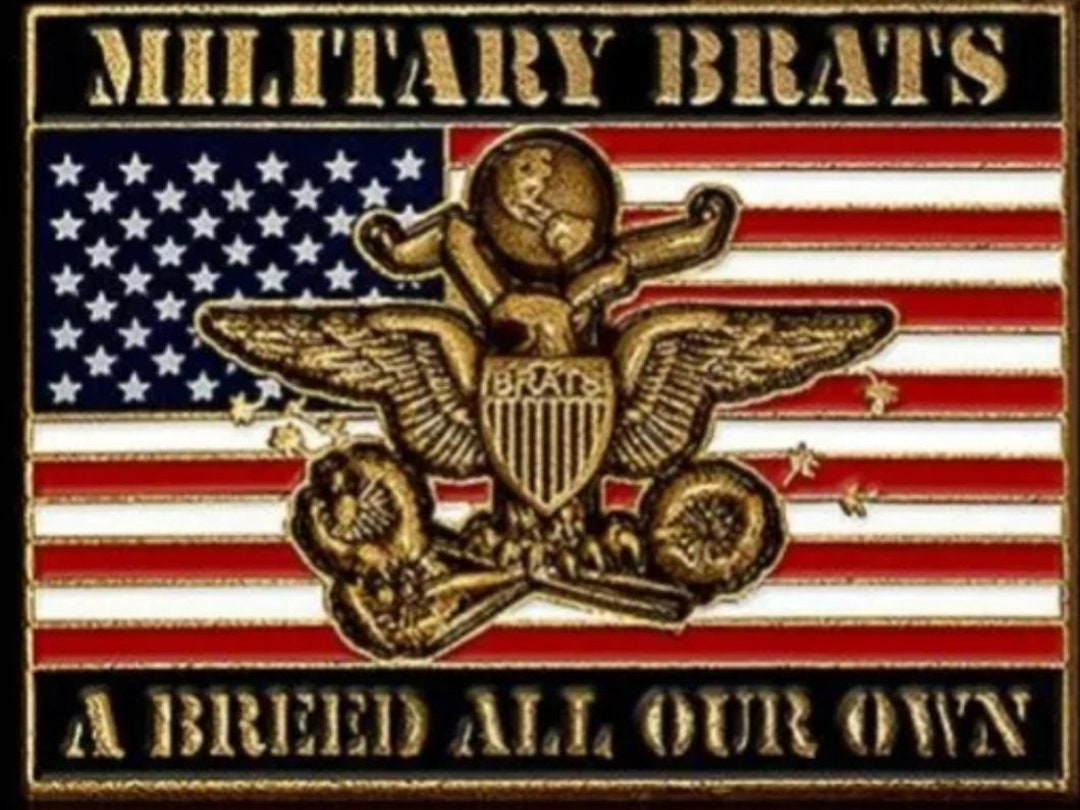 Military Brat Flag Pin - Etsy