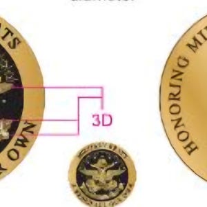 Military Brat Seal Black Vintage Bronze Challenge Coin & Pins/save for ...