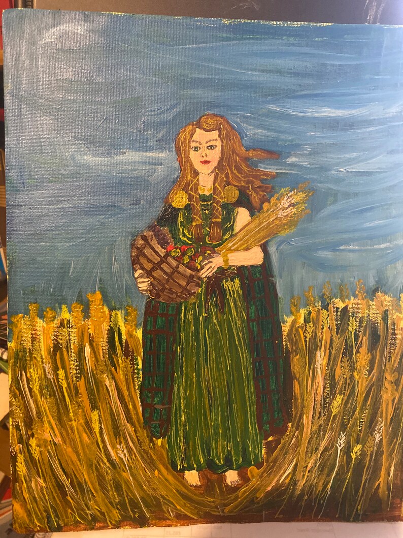 Welsh Deities Original Paintings - Etsy