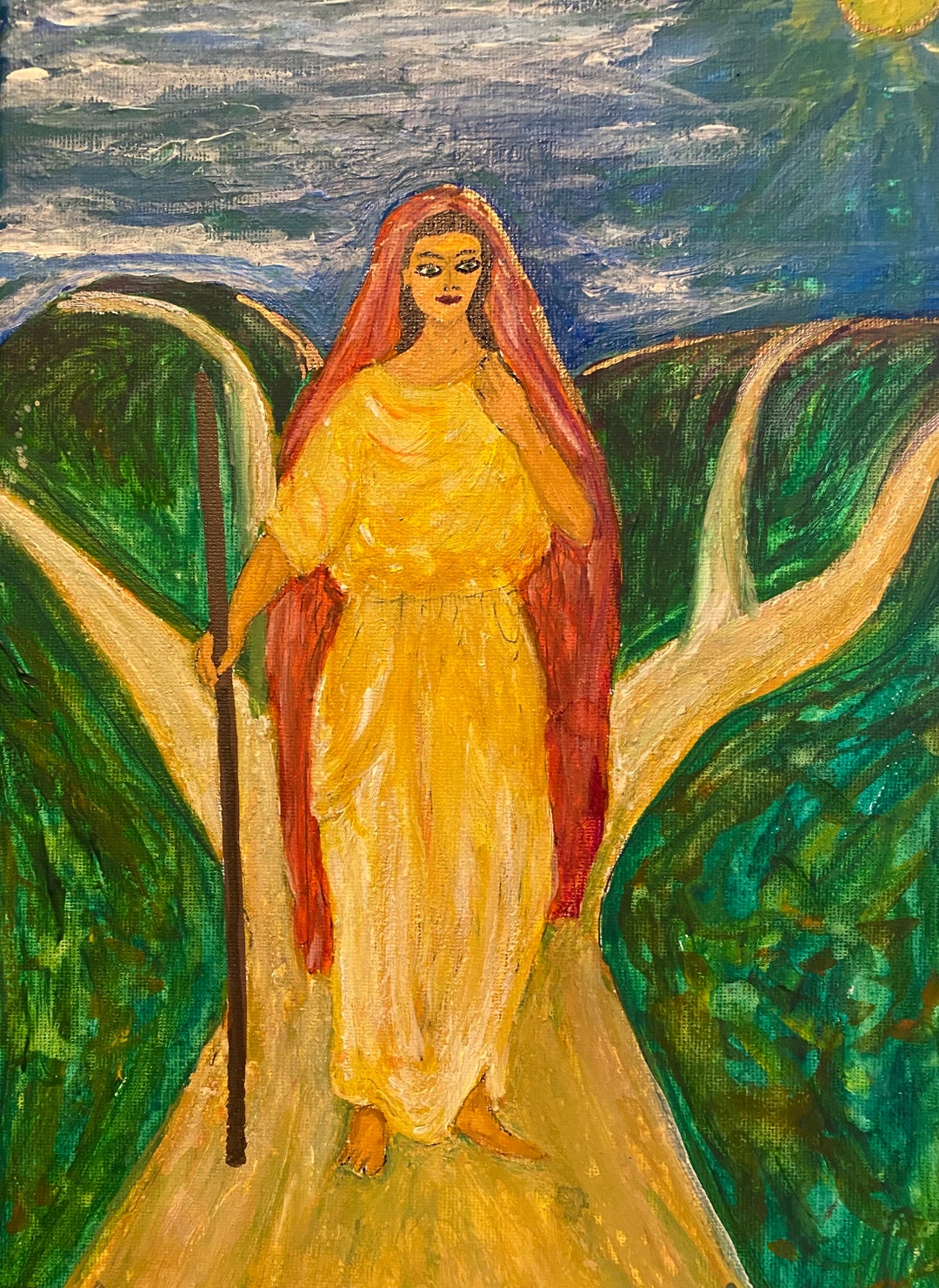 Abeona, Roman Goddess of Journeys Prayer Card - Etsy