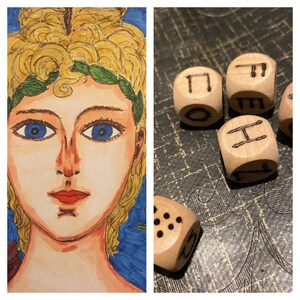 Greek Alphabet Oracle Dice - Etsy UK