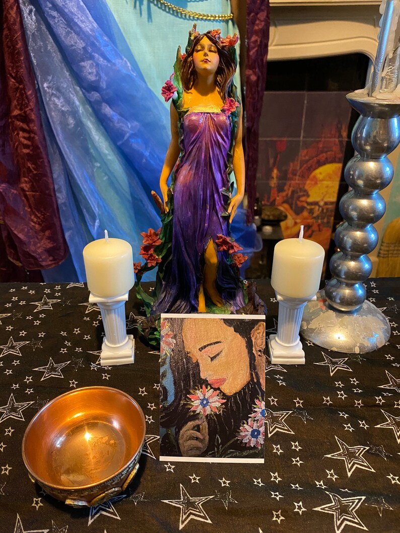 Persephone Prayer Card - Etsy UK