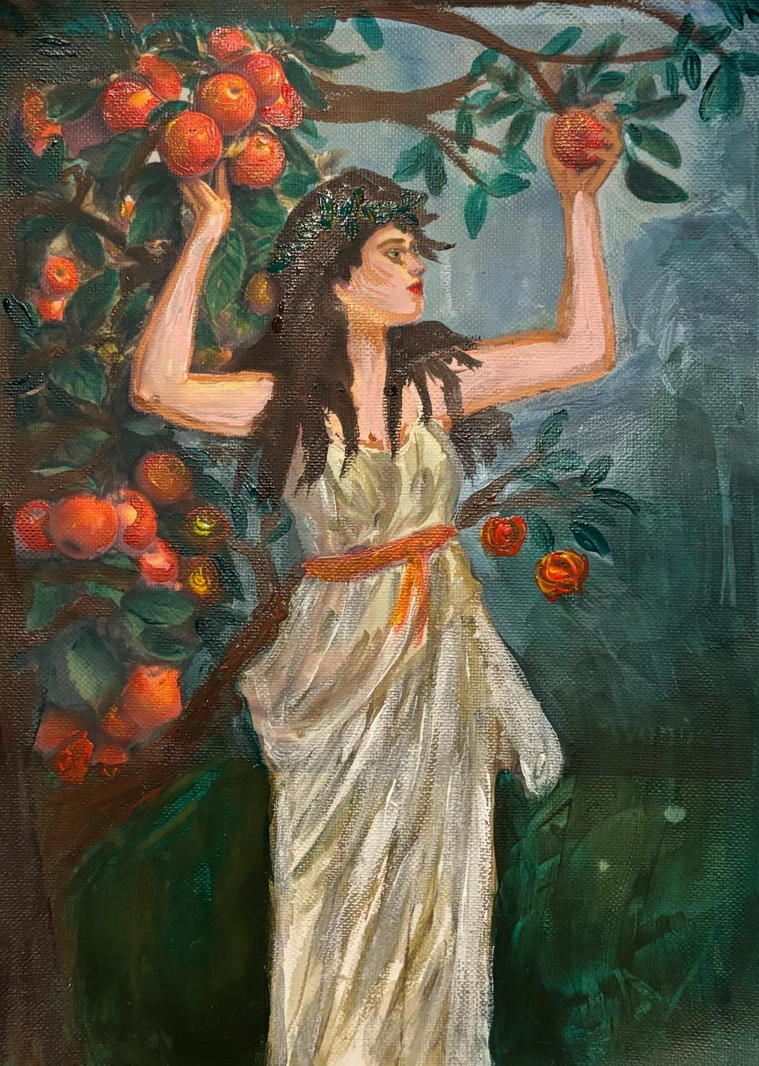 Pomona, Roman Goddess of Fruit Trees and Orchards Prayer Card - Etsy