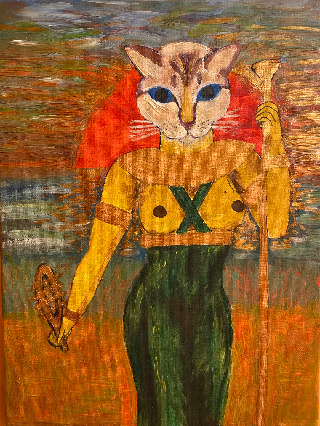 Bastet Prayer Card or Print - Etsy