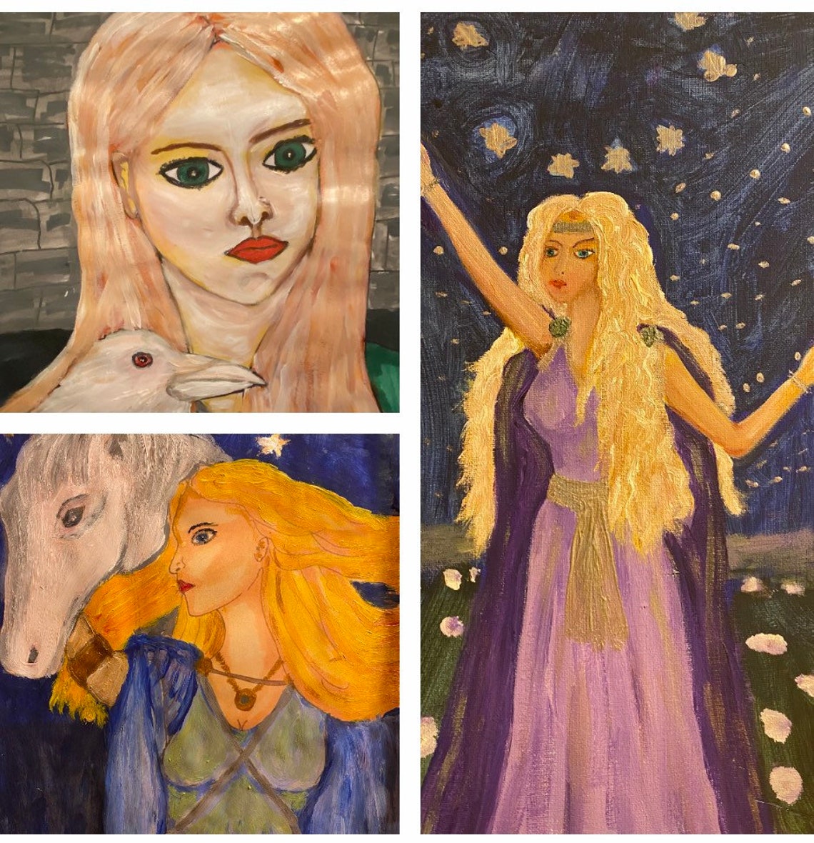 Six Welsh Goddesses Prayer Card Set - Etsy