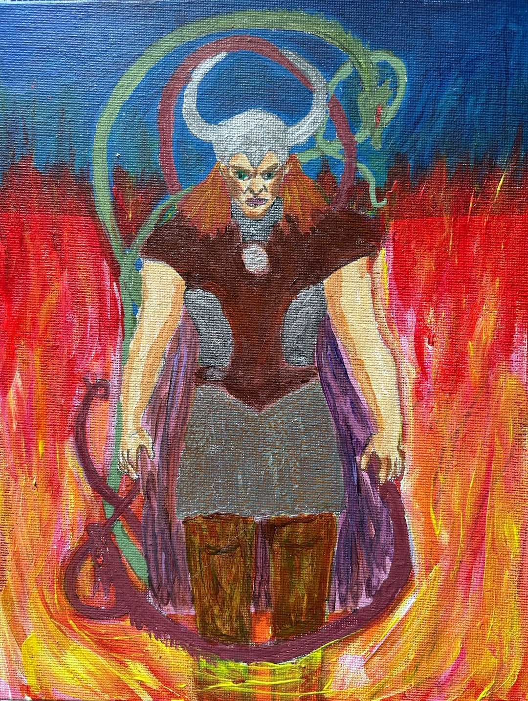 Loki, Norse God of Mischief, Prayer Card - Etsy