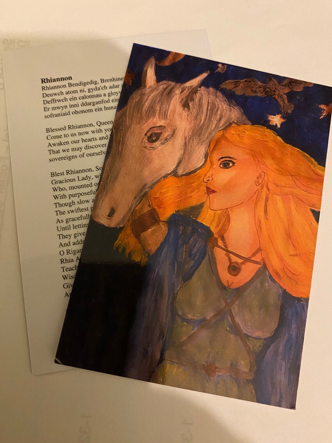 Six Welsh Goddesses Prayer Card Set - Etsy