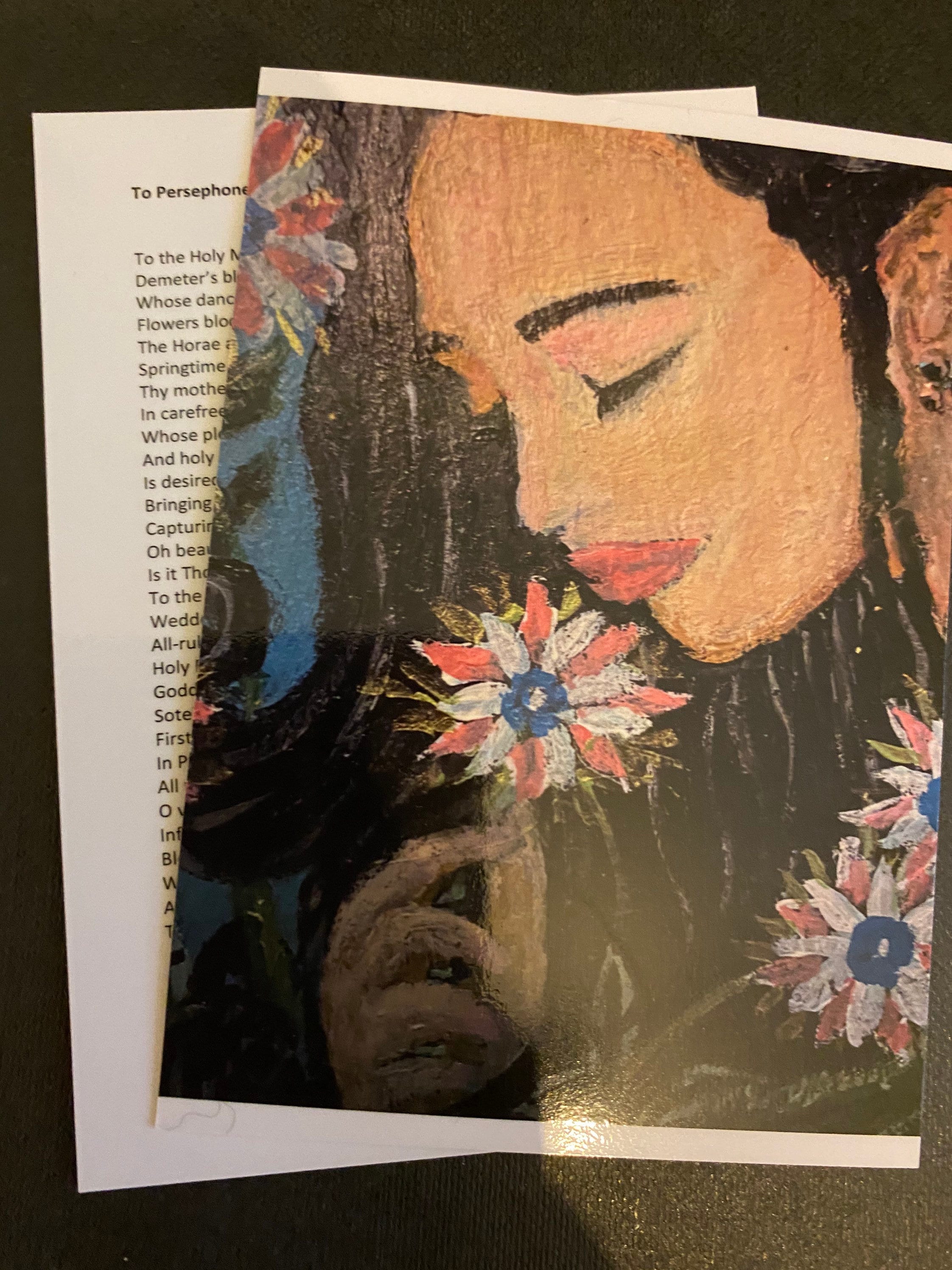 Persephone Prayer Card - Etsy UK